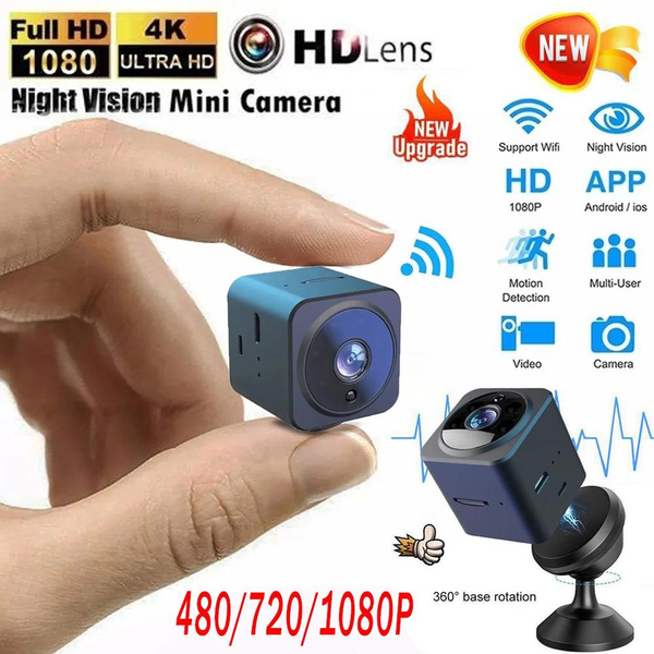Micro Cameras HD 480P/720P/1080P Small Wifi Camera Mini IP Cam Infrared ...
