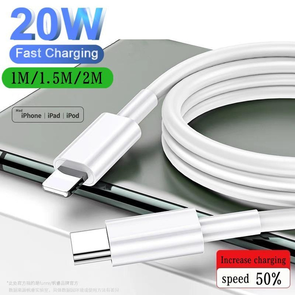 PD 20W USB C to iPhone Cable for iPhone 14 13 12 11 Pro Max XS XR X PD ...
