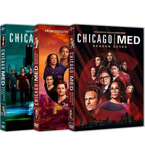 Chicago Med Complete Season 5-7 5 6 7 DVD 15-Disc Movie Collection Set ...