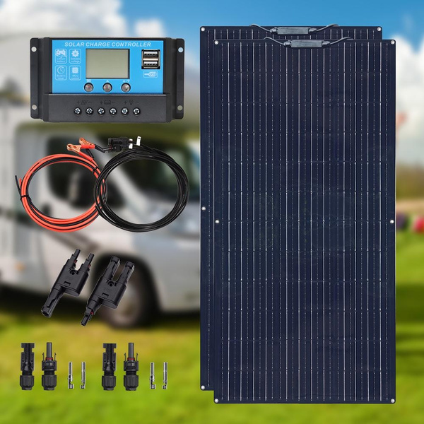 200W Flexible Solar Panel Mono Cell Solar Panel 19.8V Bendable Solar ...