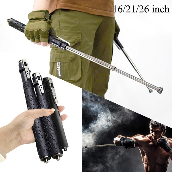 Anti-slip Telescopic Baton with Window Breaker Outdoor Self-defense ...
