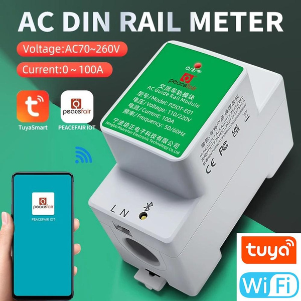 Intelligent Single-phase Wifi Electricity Meter Installation Voltage ...