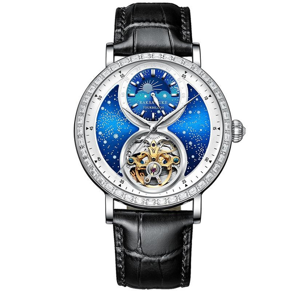 RAKSA DUKE Tourbillon fully automatic mechanical men's watches for men ...