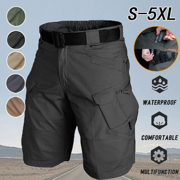 2023 Men's Pants Summer Tactical Army Pants Outdoor Sports Hiking Shorts Waterproof Wear ...