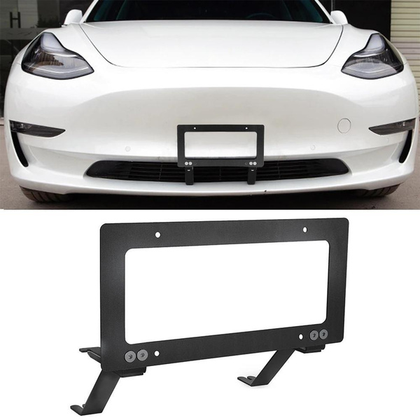 No Drill Front License Plate Mount for Tesla Model Y 2023 2022 2021 ...