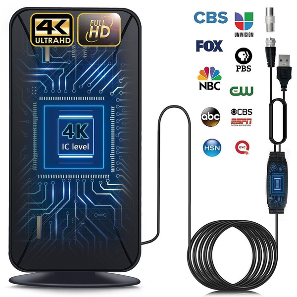 4K Ultrahd Digital TV Antenna 25DBI High Gain Indoor Antenna DVB-T2 HD ...