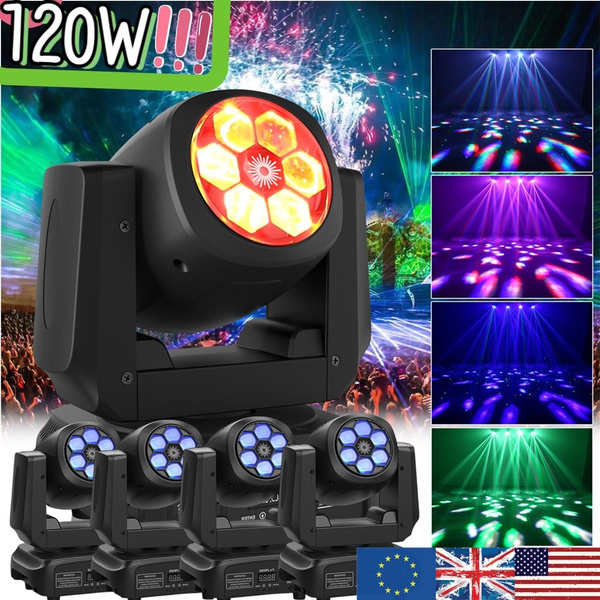 Black 120W RGBW LED Bee Eye Stage Light Beam Effect Moving Head Lights ...