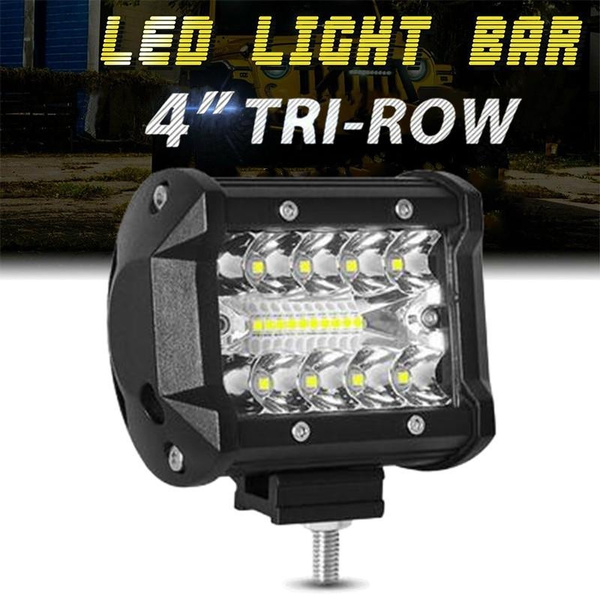LED Car Light Trinocular External Auxiliary Maintenance 4 Inch Work ...
