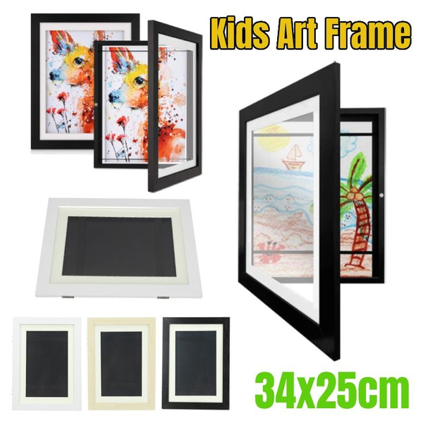 13.4x9.8in Kids Art Frames, Front-Opening, Children's Art Photo Frame ...