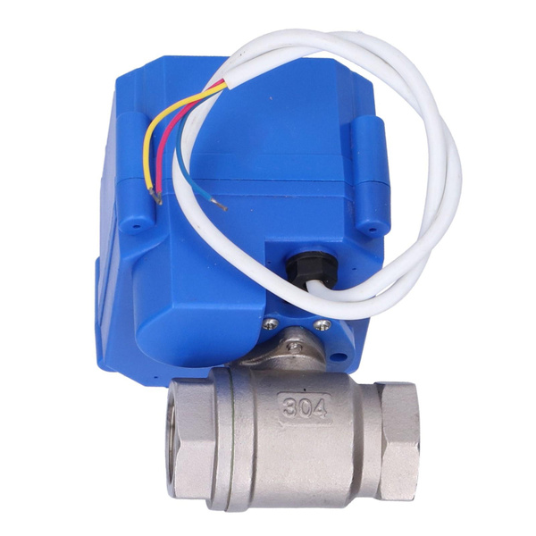 Motorized Valve Stainless Steel Straight Through Mini Hydraulic Fitting ...