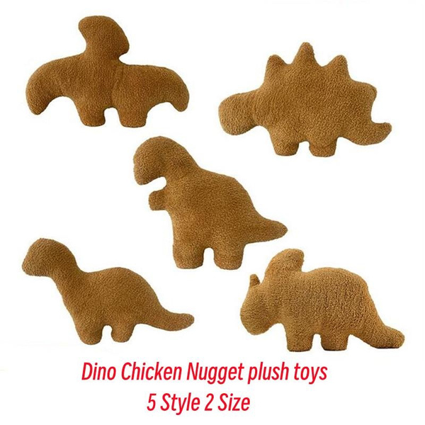 New Cute Dino Chicken Nugget Plush Toys Chicken Nugget Pillow Filling ...