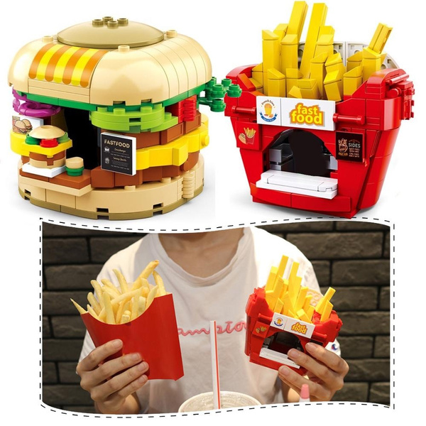 Mini City Shops Street View Blocks Market Retail Stores Restaurant ...