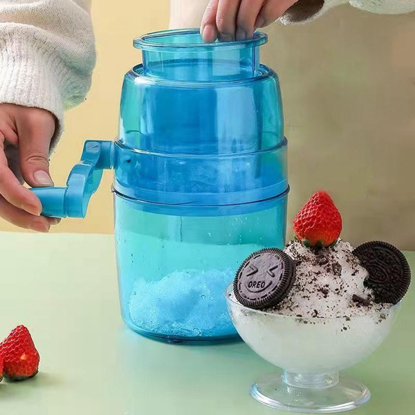 Ice Crusher Portable Hand Crank Manual Household Ice Crusher Shaver ...