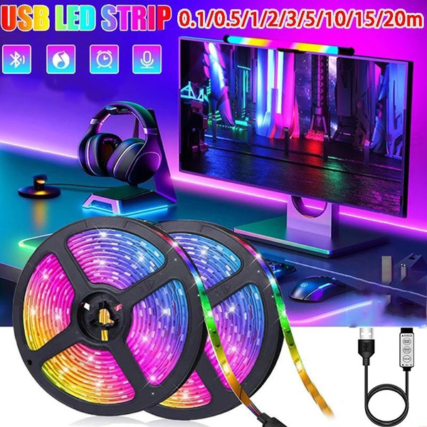 RGB Party Room 5050 TV Decorative Led 3-Key Drive-by-wire Light with ...