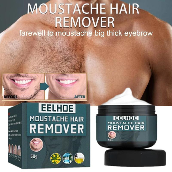50g Men Hair Removal Cream Depilatory Paste Beard Moustache Remover ...