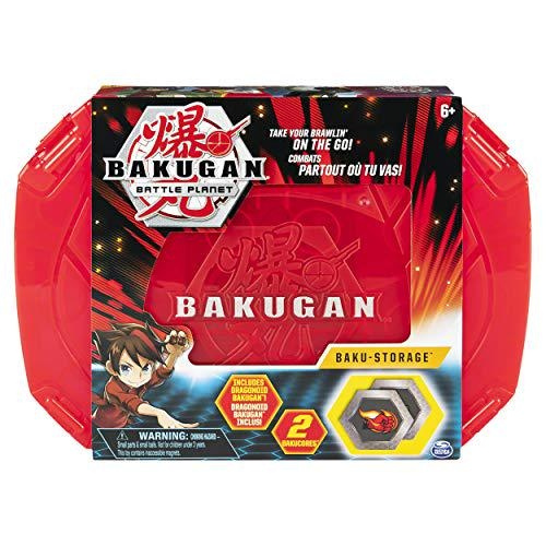 Bakugan, Baku-Storage Case (Red) Collectible Creatures, for Ages 6 and ...