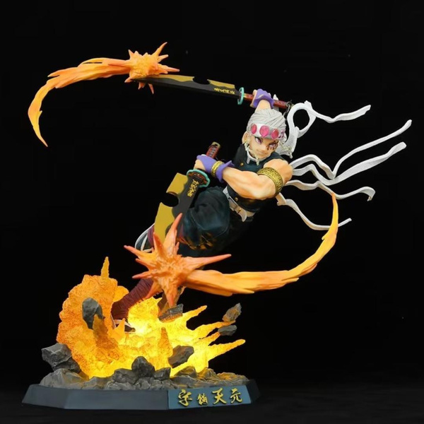 Demon Slayer Sound Hashira Uzui Tengen Figures 37cm Kimetsu No Yaiba ...