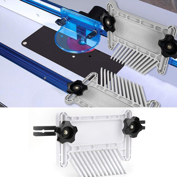 Woodworking Feather Board Safety Device Inverted Unique Chamfer For