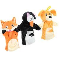 Keeps The Puppets Firmly Animal Hand Puppet Flannel Plush Dolls ...