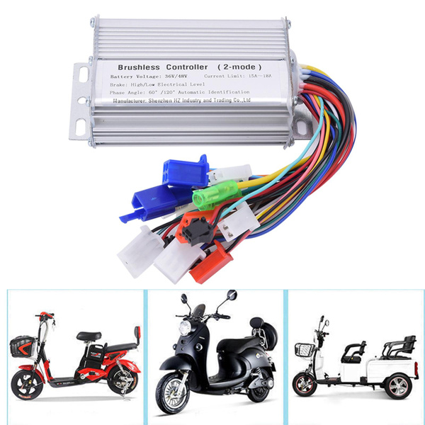 24V 36V 48V 350W Motor Controller 15-18A Electric Brushless Controller ...