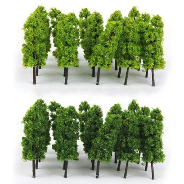Trees Bamboo Layout Railway Road Landscape Scenery Tree Scale Model | Wish
