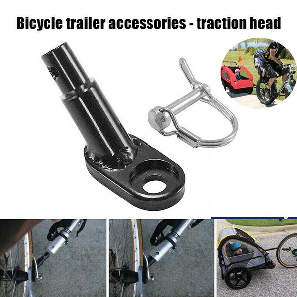 Bicycle Trailer Coupler Attachment Steel Trailer Baby Bike Hitch Mount ...