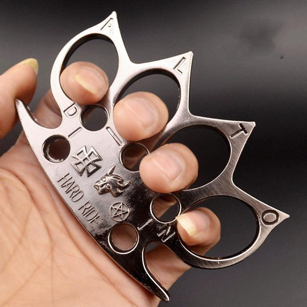 Bull Head Tiger Finger Four-finger Fist Buckle Zinc Alloy Knuckles ...