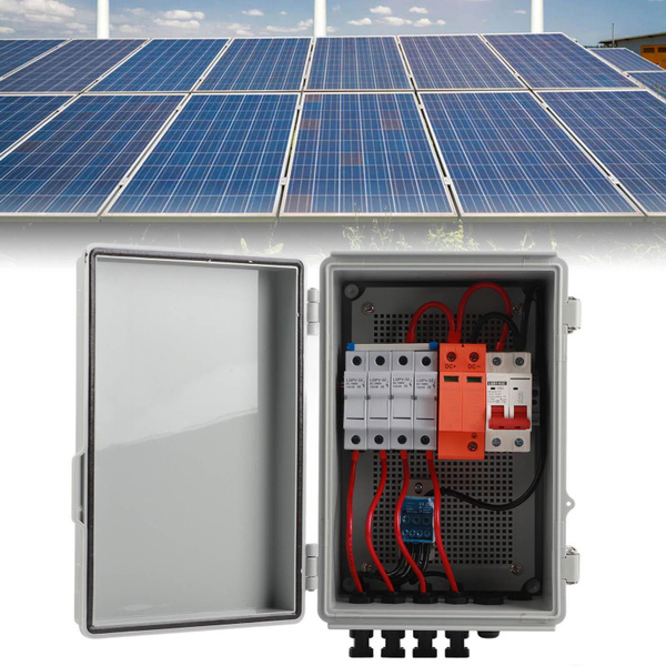 Solar Panel Combiner Box,PV Combiner Box DC 500V 4 St Input Waterproof ...