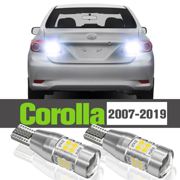 2x LED Reverse Light Accessories Backup Lamp For Toyota Corolla 2007 ...