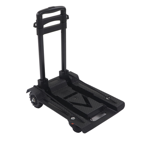 Folding Trolley, Folding Trolley Hand Truck Stable Robust 4 Wheels for ...
