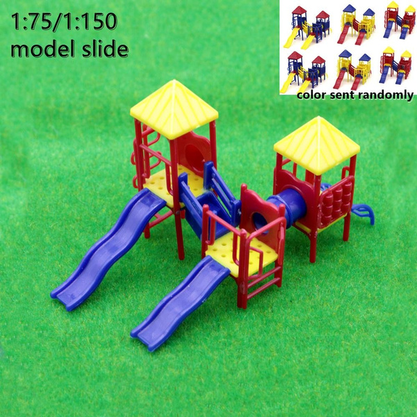 1:75 1:150 HO N Scale Miniature Slide Toys For Architectural Children ...