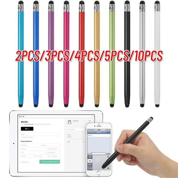 10pcs/5pcs/4pcs/3pcs/2pcs Stylus Pens for Touch Screens, 2 in 1 Stylus ...