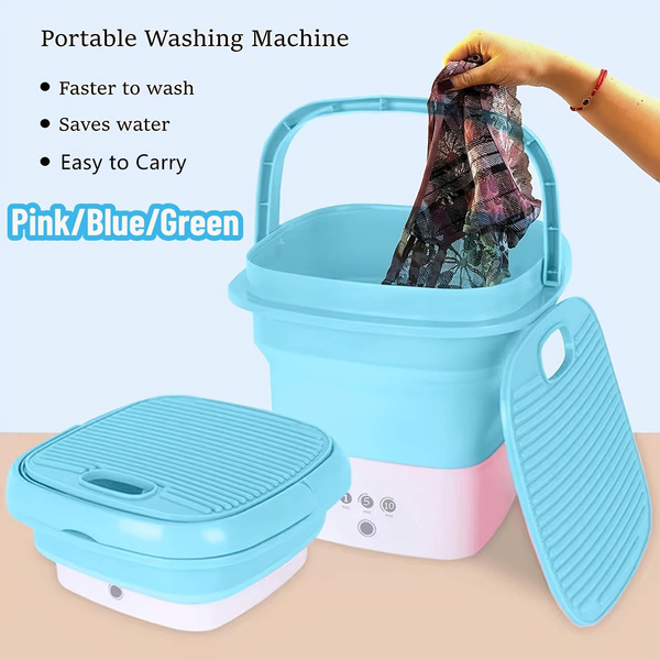 Folding Washing Machine For Clothes With Dryer Bucket Washing For Socks ...