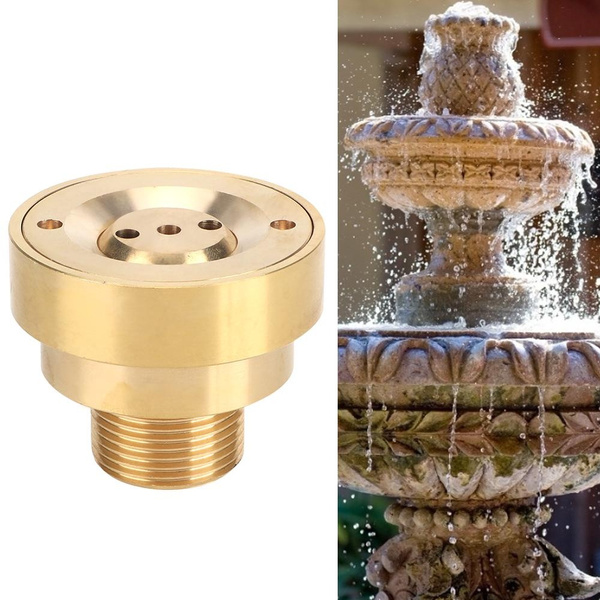 Brass Nozzle Fountain Nozzle, Pond Fountain Nozzle, Male Thread Brass ...