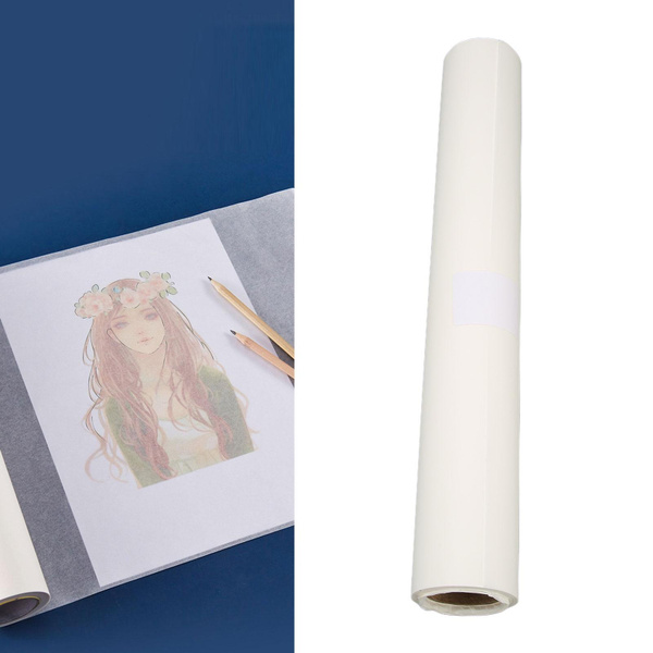 White Tracing Paper Roll, High Transparency Ink Absorption Pattern ...