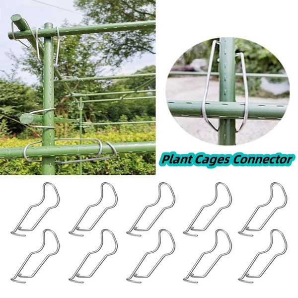 20PCS Plant Cage Connecting Steel Buckles Fixing Clamp, Plant Cages ...