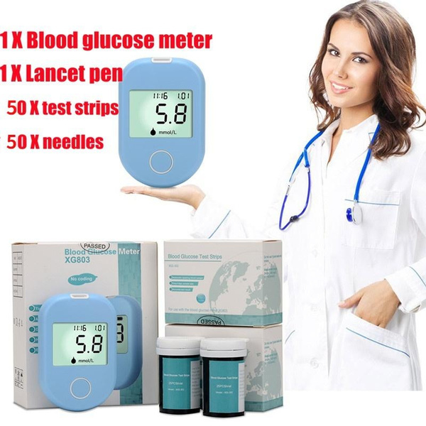 Blood Sugar Monitor Blood Glucose Testing Kit Blood Ketone Uric Acid ...
