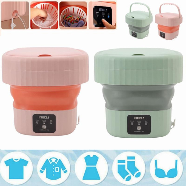 Folding Washing Machine Laundry Tub Basin Portable Mini Socks Underwear ...