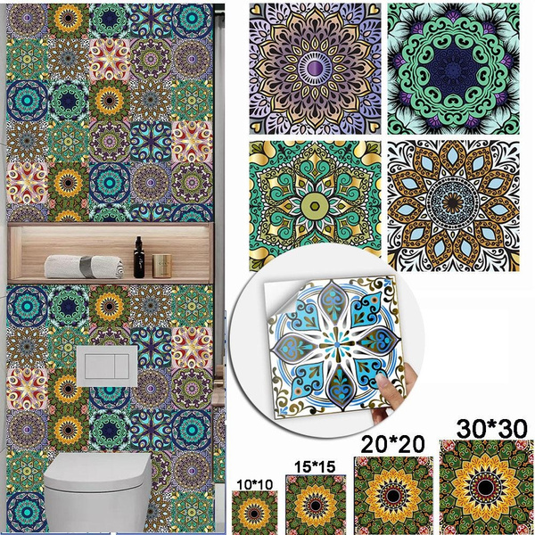 Moroccan style WaterProof Wall Floor Stairway Stickers kitchen and ...