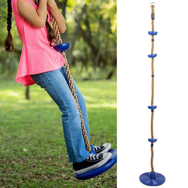 Safe Kid Swingset Indoor Outdoor Plastic Disc Swing Garden Playground ...