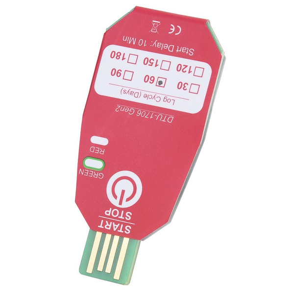 DTU-1706 60 Days Gen2 Cold Chain Temperature Recorder Waterproof USB ...