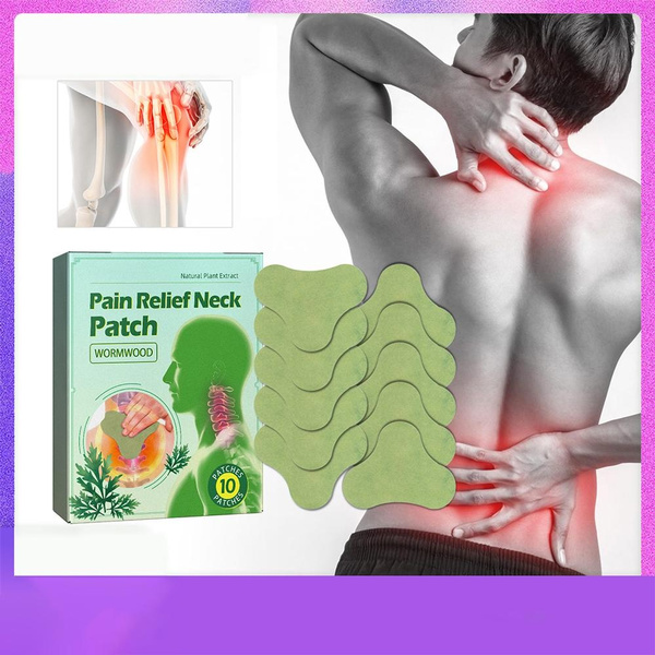 Wormwood Moxibustion Cervical Vertebra Patch For Pain Relief, 10Pcs ...
