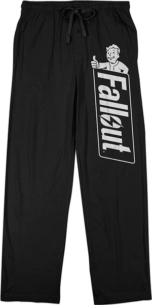 Fallout Logo Men's Lounge Pants, Black | Wish