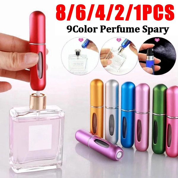 1/2/4/6/8PCS Perfume Atomizer Portable Liquid Container For Cosmetics ...
