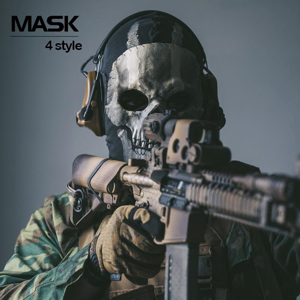 Skull Mask/helmet skull Mask Call Of Duty Mask Ghost Face COD Masks For ...