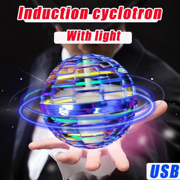 New The Second-generation LED Induction Flying Toy Ball Gift Handheld ...
