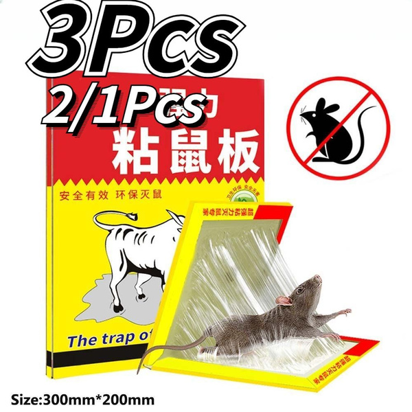 3 Pcs/2/1pcs Sticky Mouse Board Catch Sticky Big Mouse Sticker ...
