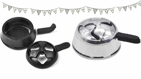 Hookah Heat Keeper Metal Charcoal Holder Hookah Heat Management Device ...