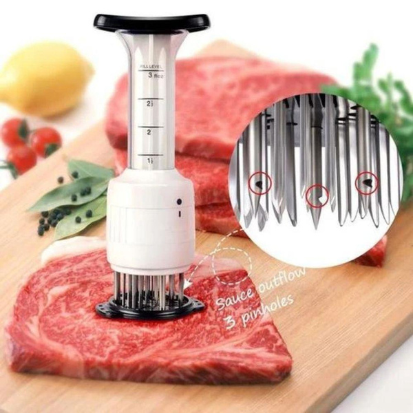 Meat Tenderizer Sauce Injector Professional Grill Master Tenderizing
