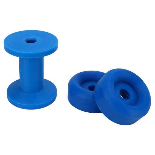 3pcs Boat Trailer Bow Stop Roller Blue PVC Keel Roller Wear Resistant ...